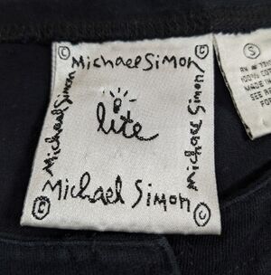 Michael Simon | Sweaters | Michael Simon Lite Black Colorful ...